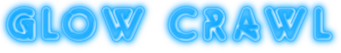 GLOW CRAWL logo. Free logo maker.
