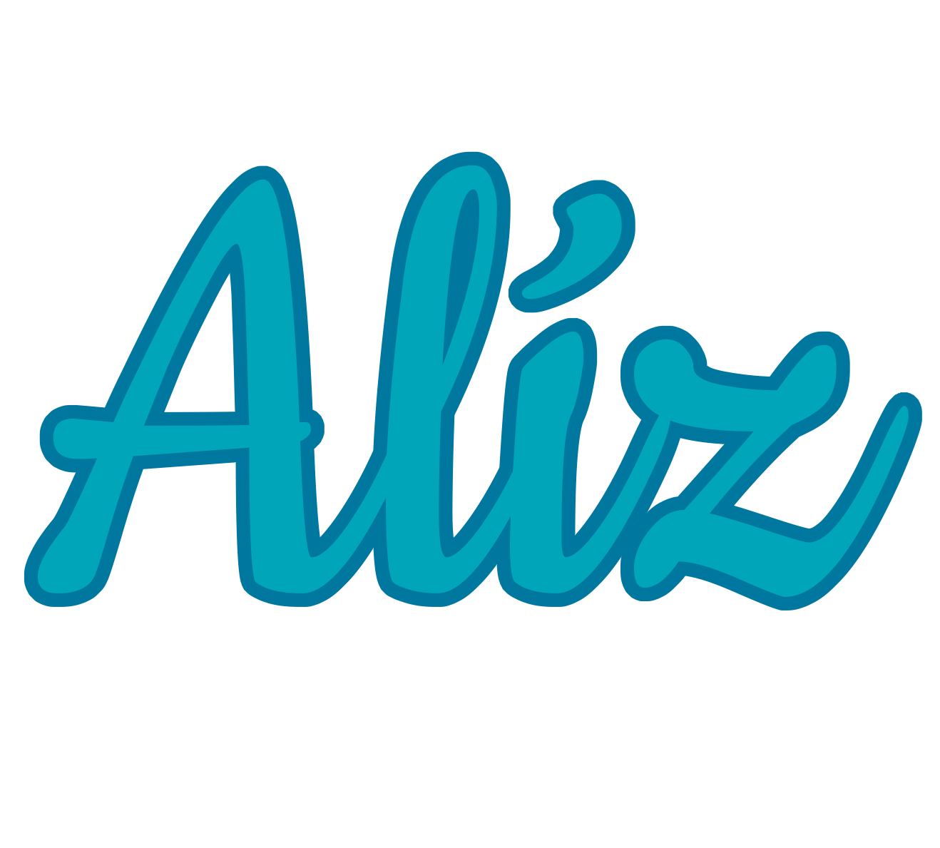 Alíz logo. Free logo maker.