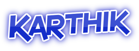 Karthik logo. Free logo maker.