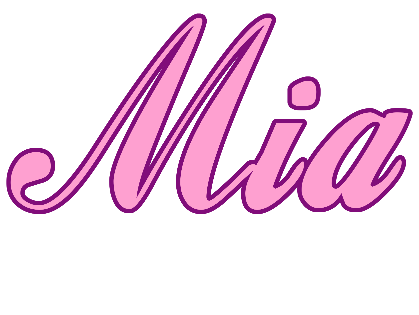 Mia logo. Free logo maker.
