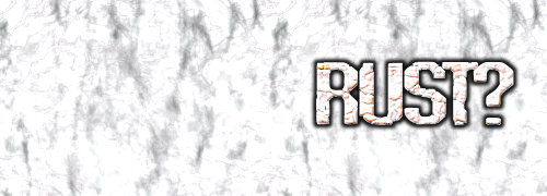 RUST? logo. Free logo maker.