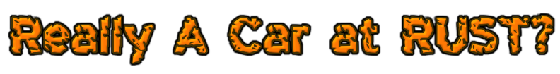 Really A Car at RUST? logo. Free logo maker.