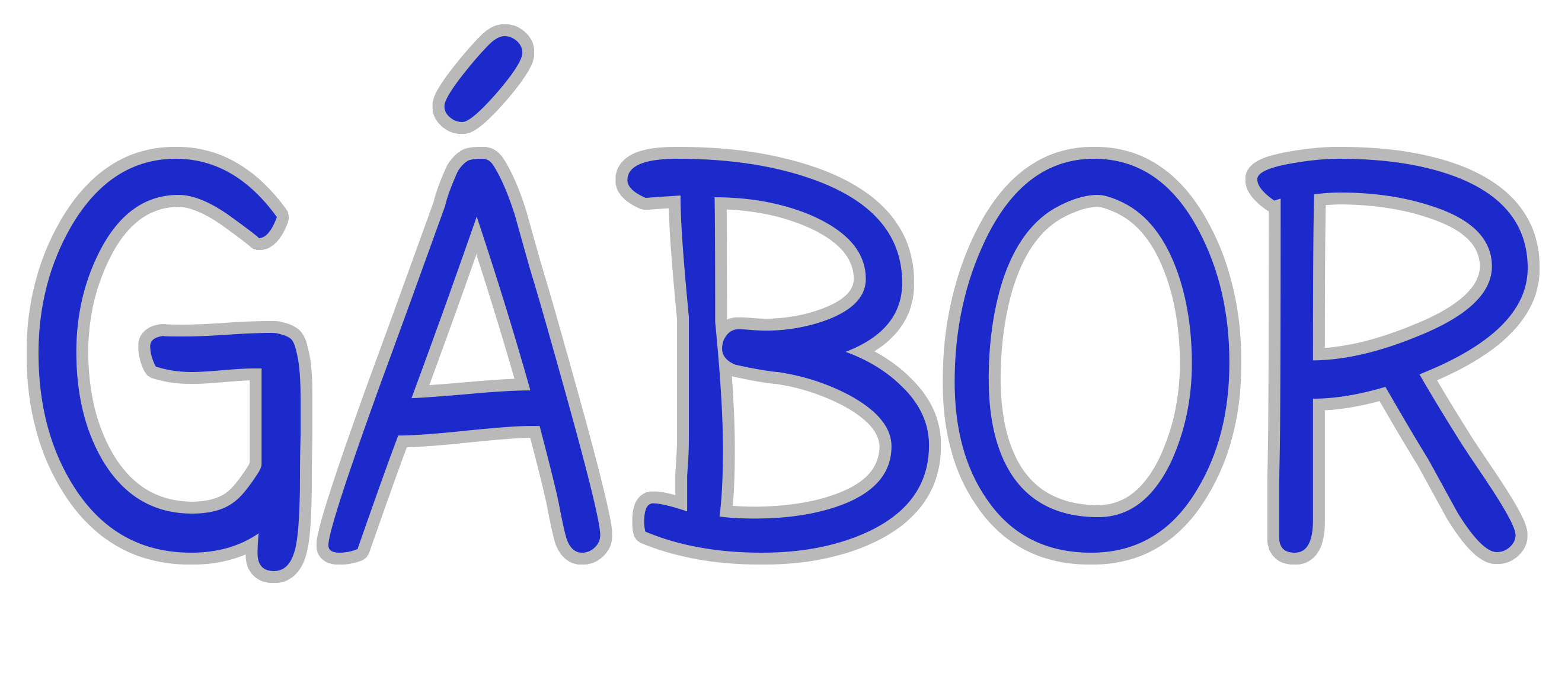 GÁBOR logo. Free logo maker.