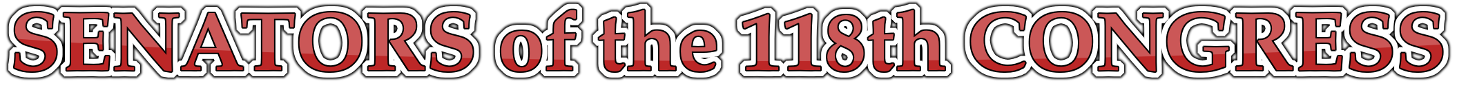 SENATORS of the 118th CONGRESS logo. Free logo maker.