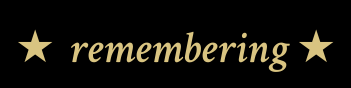 remembering ★ logo. Free logo maker.