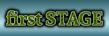 first STAGE logo. Free logo maker.