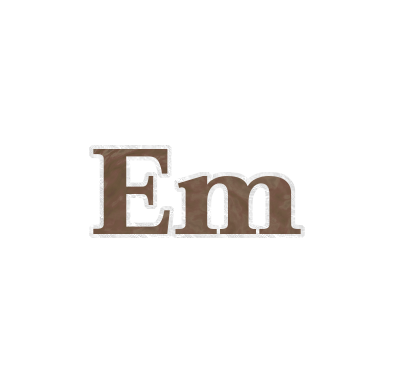 Em logo. Free logo maker.