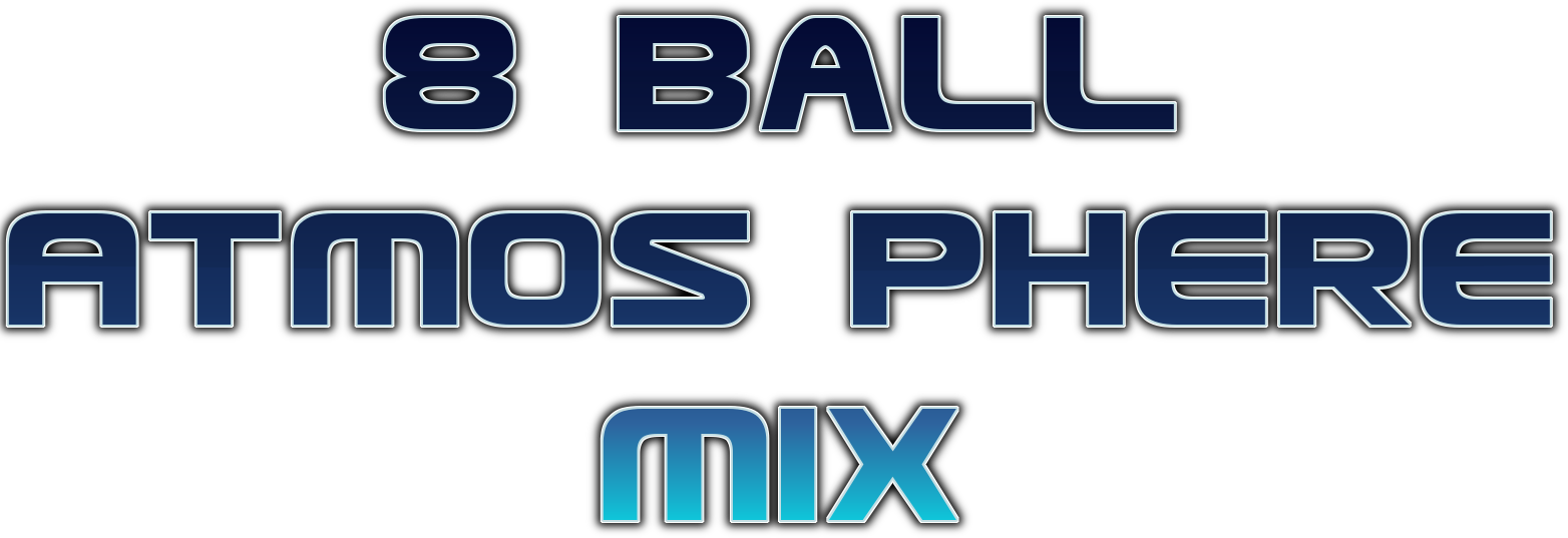 8 Ball Atmos phere Mix logo. Free logo maker.