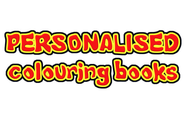 PERSONALISED colouring books logo. Free logo maker.