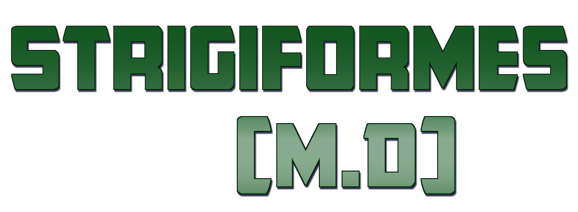 Strigiformes (M.D) logo. Free logo maker.