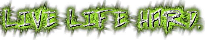 LIVE LIFE HARD. logo. Free logo maker.
