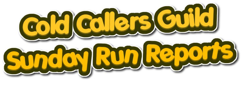 Cold Callers Guild Sunday Run Reports logo. Free logo maker.