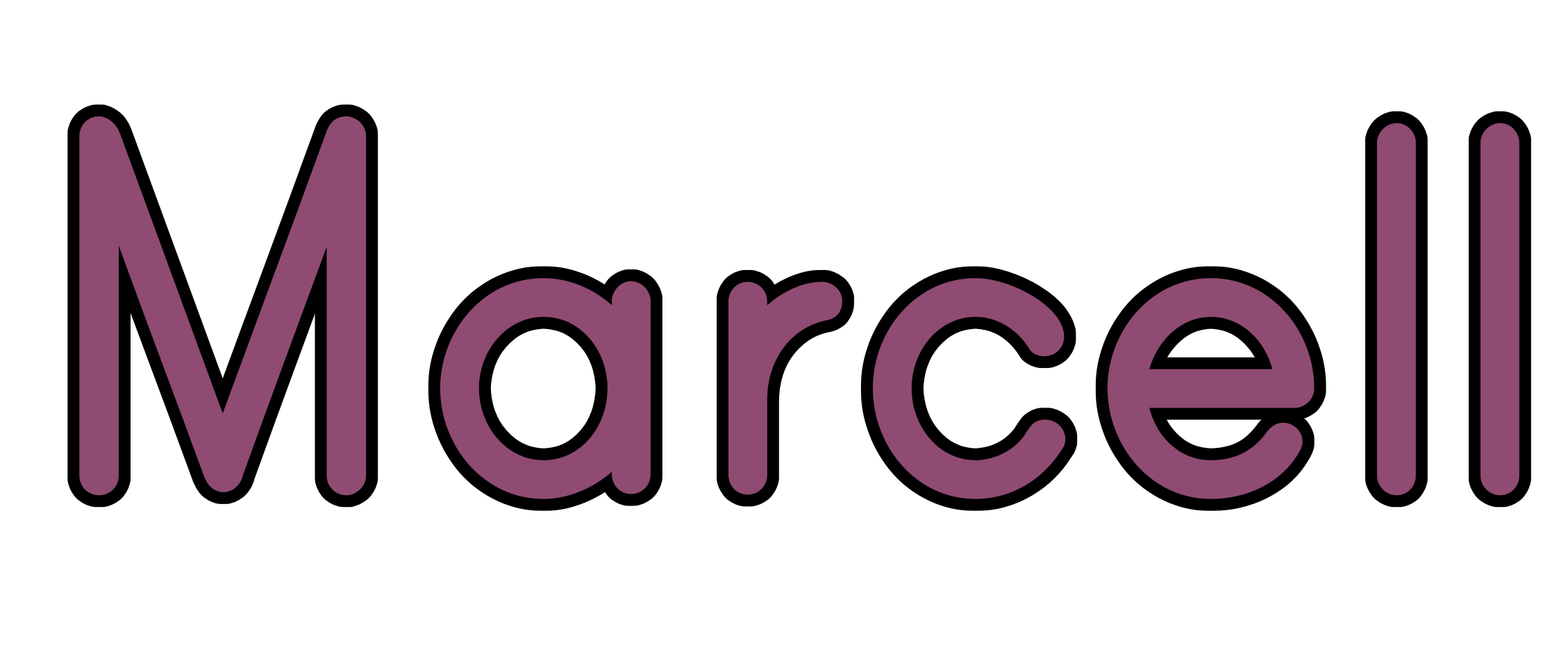 Marcell logo. Free logo maker.