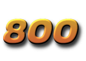 800 logo. Free logo maker.