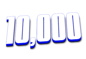 10,000 logo. Free logo maker.