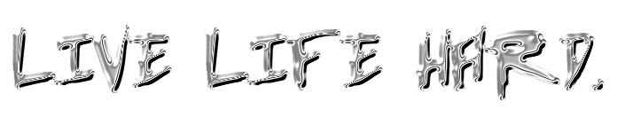 LIVE LIFE HARD. logo. Free logo maker.