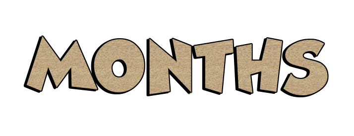 months logo. Free logo maker.