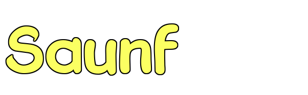 Saunf logo. Free logo maker.