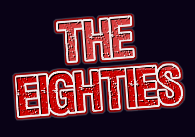 The Eighties logo. Free logo maker.