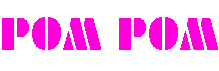 POM POM logo. Free logo maker.