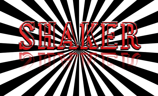 SHAKER logo. Free logo maker.