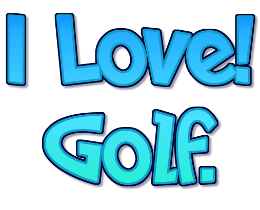 I Love! Golf. logo. Free logo maker.