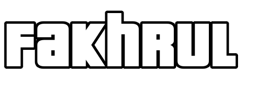 Fakhrul logo. Free logo maker.