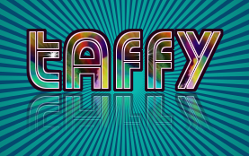 taffy logo. Free logo maker.