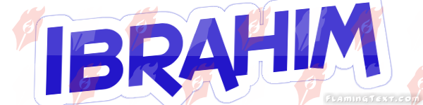 Ibrahim logo. Free logo maker.