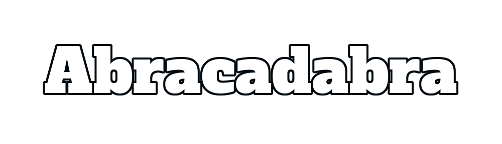 Abracadabra logo. Free logo maker.