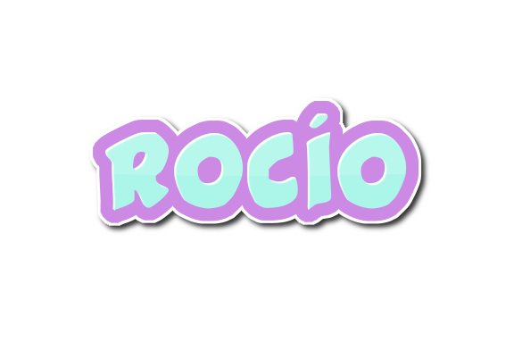 Rocío logo. Free logo maker.