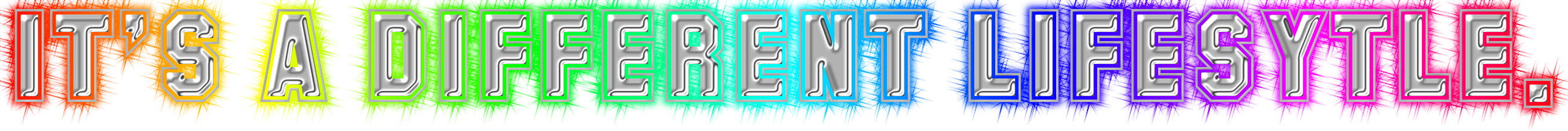 IT'S A DIFFERENT LIFESYTLE. logo. Free logo maker.