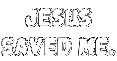 Jesus Saved me. logo. Free logo maker.