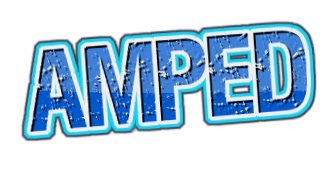 AMPED logo. Free logo maker.