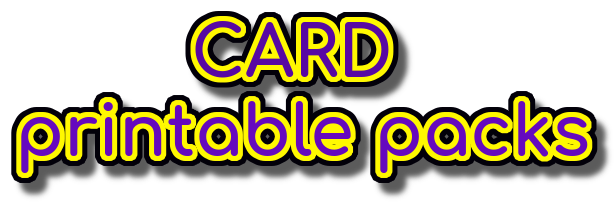 CARD printable packs logo. Free logo maker.
