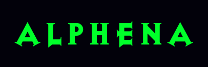 Alphena logo. Free logo maker.