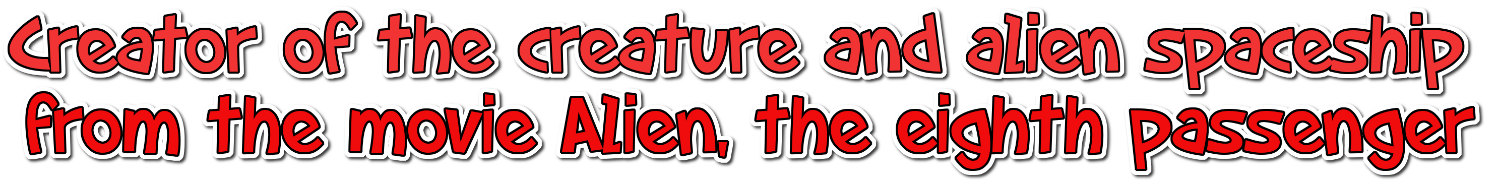 Creator of the creature and alien spaceship from the movie Alien, the ...