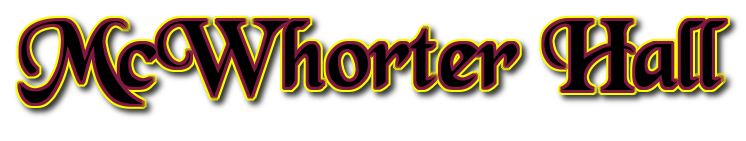 McWhorter Hall logo. Free logo maker.