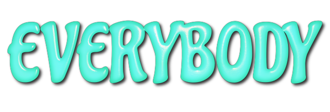EVERYBODY logo. Free logo maker.