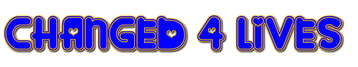 CHANGED 4 LIVES logo. Free logo maker.