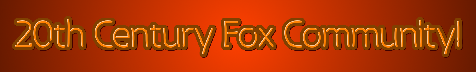 20th Century Fox Community! logo. Free logo maker.